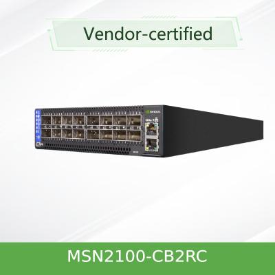 China EDR Nvidia Mellanox Spectrum Based 100gbe 1u Open Ethernet Switch with Cumulus Linux MSN2100-CB2RC 16 Qsfp28 Ports for sale