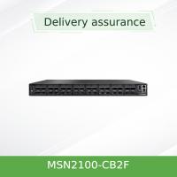 China 2 Core Short Depth Mellanox SN2000 Switch MSN2100-CB2F 100GbE 1U 16 QSFP28 Ports 2 AC PSUs X86 for sale