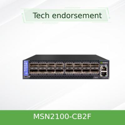 China MSN2100-CB2F Mellanox Network Switch Spectrum Based 1001U Open Ethernet With Mellanox Card for sale