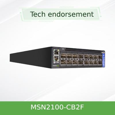 China MSN2100-CB2F Mellanox Ethernet Switches Half Width 10/25GbE And 100GbE for sale