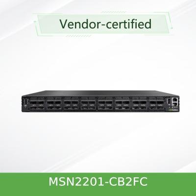 China Mellanox MSN2201-CB2FC Nvidia Spectrum Based 1gbase-T/100gbe 1u Open Ethernet Switch with Cumulus Linux, 48 RJ45 Ports and 4 Qsfp28 Ports for sale