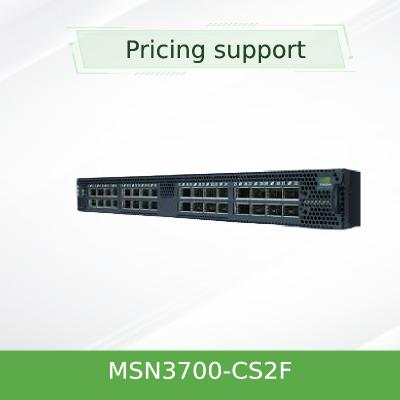 China MSN3700-CS2F Mellanox Network Switch Supplies (AC) Standard Depth X86 CPU P2C Airflow Rail Kit for sale