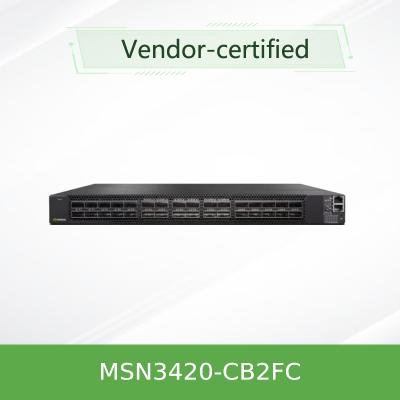 China Mellanox Network Switch OEM 25GbE/100GbE Mellanox Open Source Ethernet Switch MSN3420-CB2F for sale