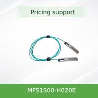 China Low Latency Mellanox AOC cable MFS1S00-H020E  Splitter Cable Ethernet 200GbE To 2x100GbE 20m for sale
