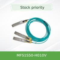 China MFS1S50-H010V Mellanox Cable IB 200Gb/S HDR To 2x100Gb/S HDR100 MMF 10m Low Latency for sale