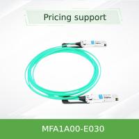 China VCSEL Based QSFP Mellanox AOC Cable MFA1A00-E030 IB EDR Up To 100Gb/S for sale