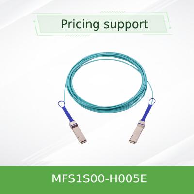 China 5m QSFP56 MMF Mellanox AOC HDR Cables MFS1S00-H005E 200Gb/s for sale