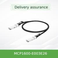 China 100Gb IB EDR Mellanox DAC Cable MCP1600-E003E26 MCP1600-E0xxxE QSFP28 3m for sale