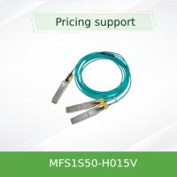 China MFS1S50-H015V Mellanox Aoc cable InfiniBand Active Copper QSFP+ To SFP+ Cable Assembly for sale