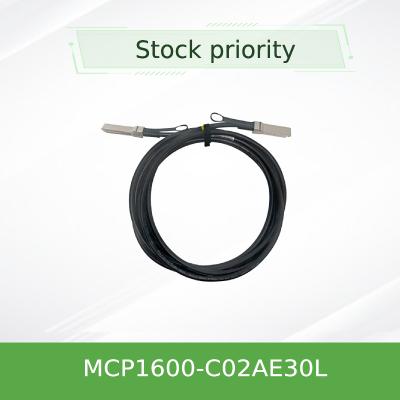 China 2.5m 100GbE QSFP28 Mellanox DAC Cable Network MCP1600-C02AE30L for sale
