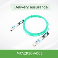China 25GbE Ethernet Mellanox AOC Active Optical Cable MFA2P10-A003 SFP28 3m for sale