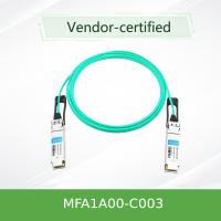 China QSFP LSZH Mellanox AOC Active Optical Cable MFA1A00-C003 100GbE 3m for sale