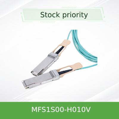 China Infiniband MFS1S00-H010V 10m Sfp+ Cable In Stock for sale