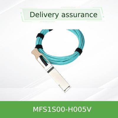 China 200Gb/S IB HDR Qsfp Aoc Cable 5m MFS1S00-H005V mellanox cable for sale