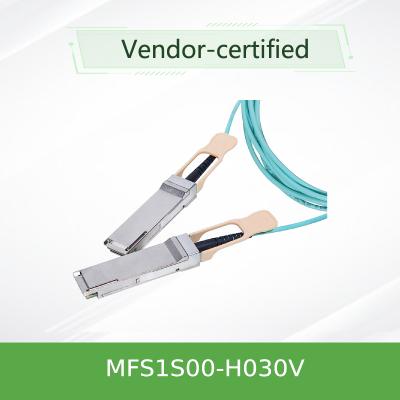 China InfiniBand Mellanox AOC Cable High Speed Interconnect Cable MFS1S00-H030V for sale
