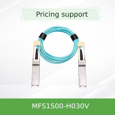 China MFS1S00-H030V(980-9I440-00H030)  Aoc Network Cable IB HDR Up To 200Gb/S QSFP56 30m 200GBase-AOC QSFP56 To QSFP56 for sale