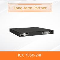 China RUCKUS network switch ICX 7550-24F Stackable Fiber Switch 10G SFP+ 100GbE Uplink for sale