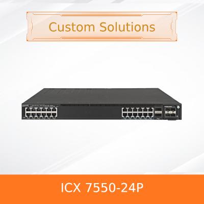 China RUCKUS network switch ICX 7550-24P Enterprise Stackable Switch for sale