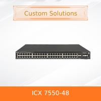 China RUCKUS ICX 7550-48 Stackable Switch — Multigigabit PoE++ 802.3bt 100GbE Uplinks for sale