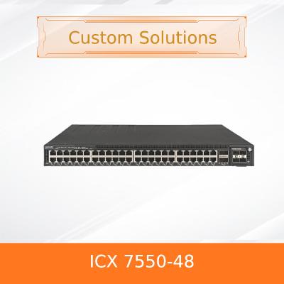 China RUCKUS ICX 7550-48 Stackable Switch — Multigigabit PoE++ 802.3bt 100GbE Uplinks for sale