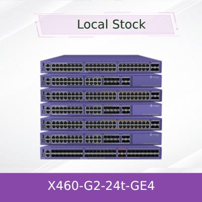 China Stackable 24ports Extreme Network AVB Switch X460-G2-24t-GE4-Base 216Gbps for sale