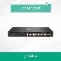 China Hpe Aruba Networking Cx 6300m 24 Hpe Smart Rate Poe and 4 SFP56 Switch (JL660A) for sale