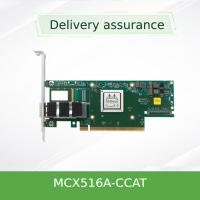 China Mellanox ConnectX-5 EN MCX516A-CCAT Network Card - 100GbE Dual-Port PCIe NIC with RDMA for sale