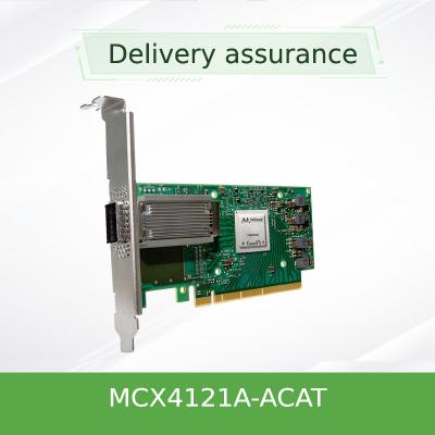 China Mellanox ConnectX-4 Lx MCX4121A-ACAT Dual-Port 25GbE SFP28 PCIe3.0 x8 Network Adapter Card with Hardware-accelerated RDMA for sale