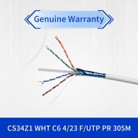 China CommScope NETCONNECT CS34Z1 Category 6 F/UTP Cable with 23 AWG Solid Bare Copper and 305-meter Reel for IEEE 802.3bt PoE for sale