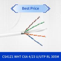 China CommScope NETCONNECT Category 6A U/UTP Network Cable with 500 MHz Bandwidth 23 AWG Solid Copper in 305-meter Reel for sale