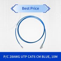 China 10M UTP CAT6 CM Patch Cord with 250MHz Bandwidth for 10GBASE-T Applications for sale