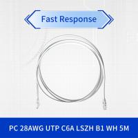 China Cat 6A U/UTP Small Diameter RJ45 Cord, LSZH B1 5M for sale
