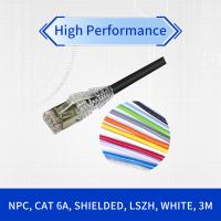 China NPC6ASZDB Shielded Cat6E Patch Cable - High-Speed 10Gbps Ethernet Cord with RJ45 Connectors for sale