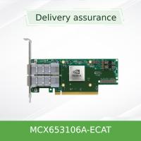 China NVIDIA  mellanox ConnectX-6 MCX653106A-ECAT 100Gb/s Dual-Port InfiniBand Adapter Ethernet Capable for sale