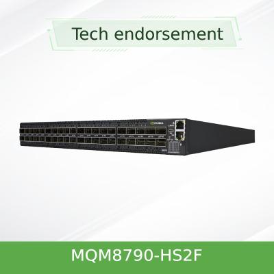 China NVIDIA Quantum MQM8790-HS2F 200G InfiniBand Switch Unmanaged 40-Port 16Tb/s P2C Airflow  UFM Ready for sale