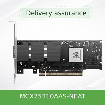China NVIDIA ConnectX-7 VPI Adapter – Dual-Port NDR 400Gb/s, PCIe 5.0, GPUDirect, RoCE – MCX75310AAS-NEAT for sale