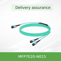 China NVIDIA MFP7E20-N015 1:2 Splitter Cable | 800G to 2x400G MPO-12/APC OM4, 15m for sale