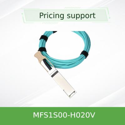China NVIDIA Mellanox MFS1S00-H020V 200Gb/s QSFP56 Active Optical Cable – 20m MMF AOC for InfiniBand HDR & 200GbE for sale