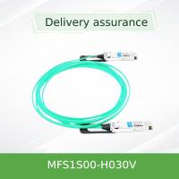 China NVIDIA Mellanox MFS1S00-H030V – 200Gb/s QSFP56 MMF Active Optical Cable LSZH  30 Meters for sale
