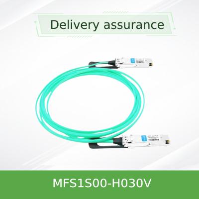 China NVIDIA Mellanox MFS1S00-H030V – 200Gb/s QSFP56 MMF Active Optical Cable LSZH  30 Meters for sale