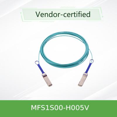 China NVIDIA MFS1S00-H005V – 5m 200G QSFP56 AOC for InfiniBand HDR & 200GbE for sale