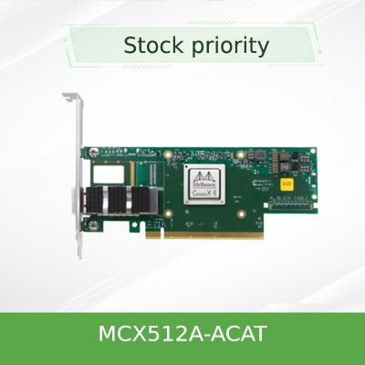 China NVIDIA MCX512A-ACAT ConnectX-5 EN 2x 25GbE Adapter – Dual SFP28, PCIe Gen3 x8, RoCE, DPDK for sale