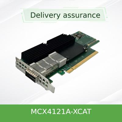 China MCX4121A-XCAT 10GbE Dual-Port Network Card Mellanox ConnectX-4 Lx for sale