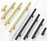 China Mirror Silver Stainless Steel T Bar Cabinet Handles 337mm OEM Available for sale