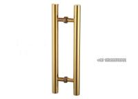 China Brushed Stainless Steel Glass Door Handles 500mm Length Strengthened for sale