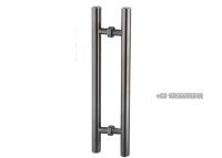 China Brushed Stainless Steel Glass Door Handles 500mm Length Strengthened for sale