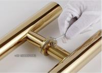 China Polished Stainless Steel Door Pull Handles Sapphire 800mm Hole Distance for sale