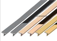 China Mirror Silver Stainless Steel T Profile T10 , 8ft Standard Steel Profiles for sale