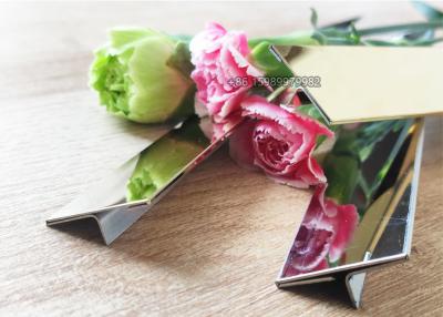 China T30 SS T Profile Patti Mirror Silver Corrosionproof With Grooved Edge for sale