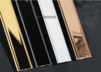 China Anticorrosive Stainless Steel Inlay T Patti , SUS316 Metal Building Trim Profiles for sale